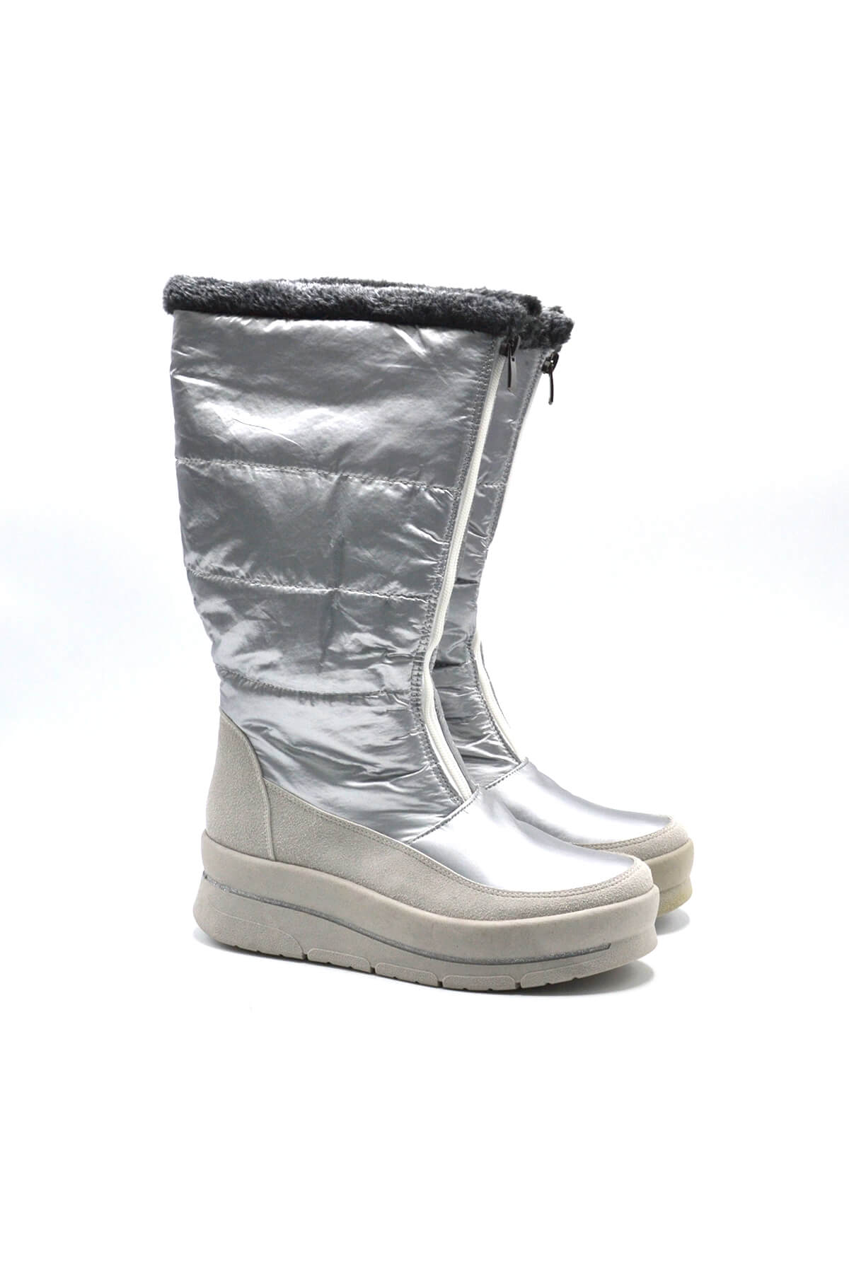 Kadın Kar Botu Gri 2132015K | Venüs Ayakkabı